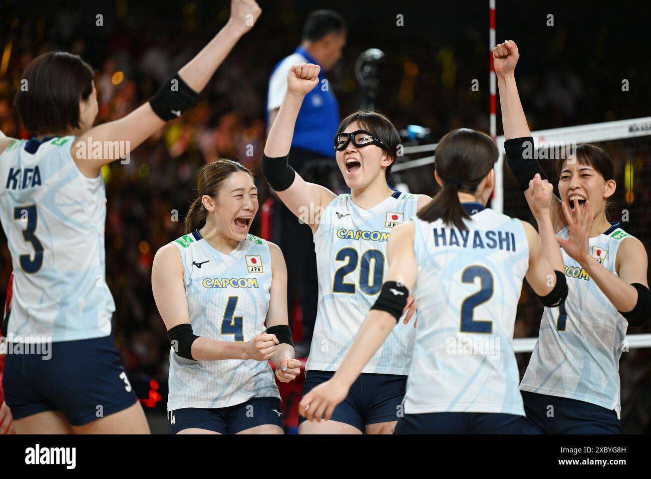 West Japan General Exhibition Center, Fukuoka, Japan. 13th June, 2024. Japan Women's team group ...