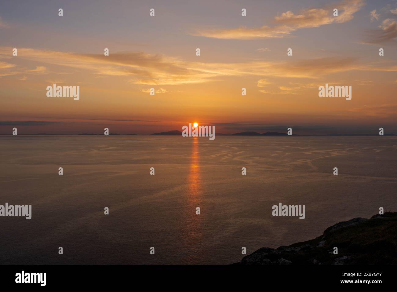 Sunset at Nest Point, Isle of Skye, Scotland Stock Photo - Alamy
