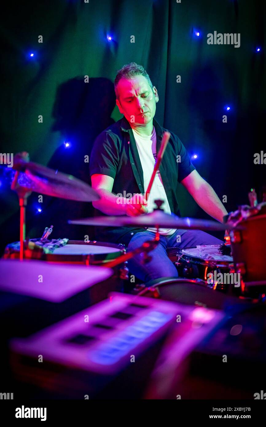 Edinburgh, Scotland. Thu 13 June 2024. Afterlands is a music project from Rick Anthony and David ...