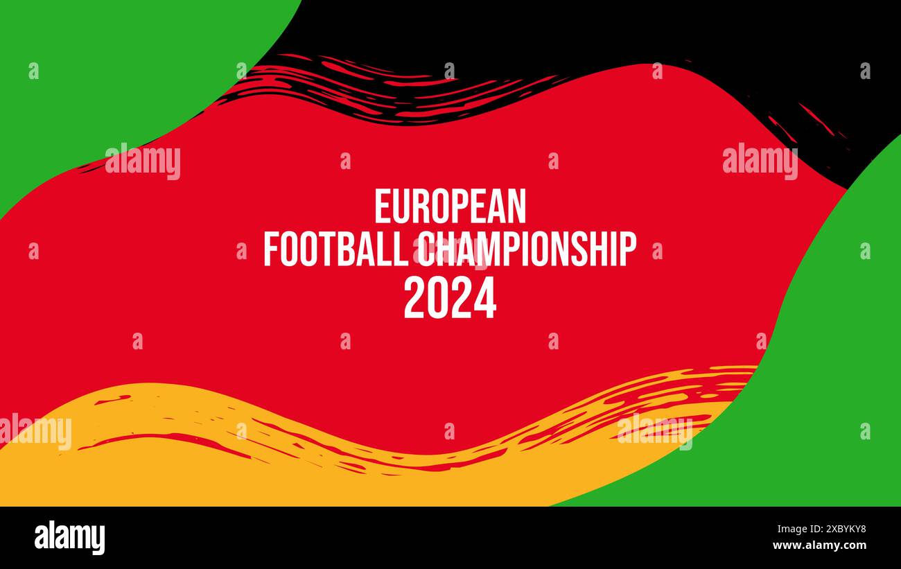 Euro 2024 football Stock Vector Images - Alamy