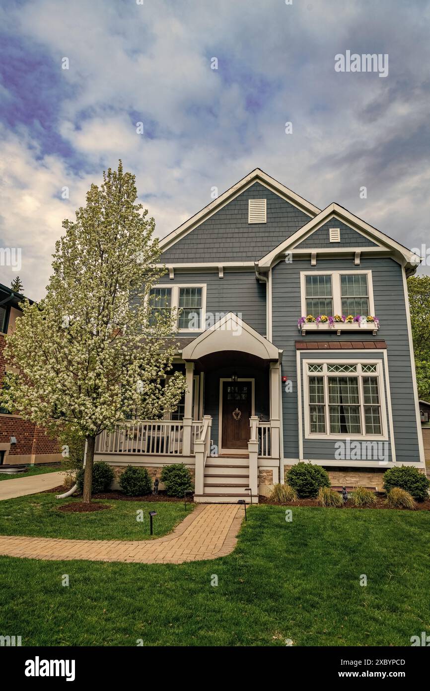 residential house architecture in america. Architecture in suburban ...