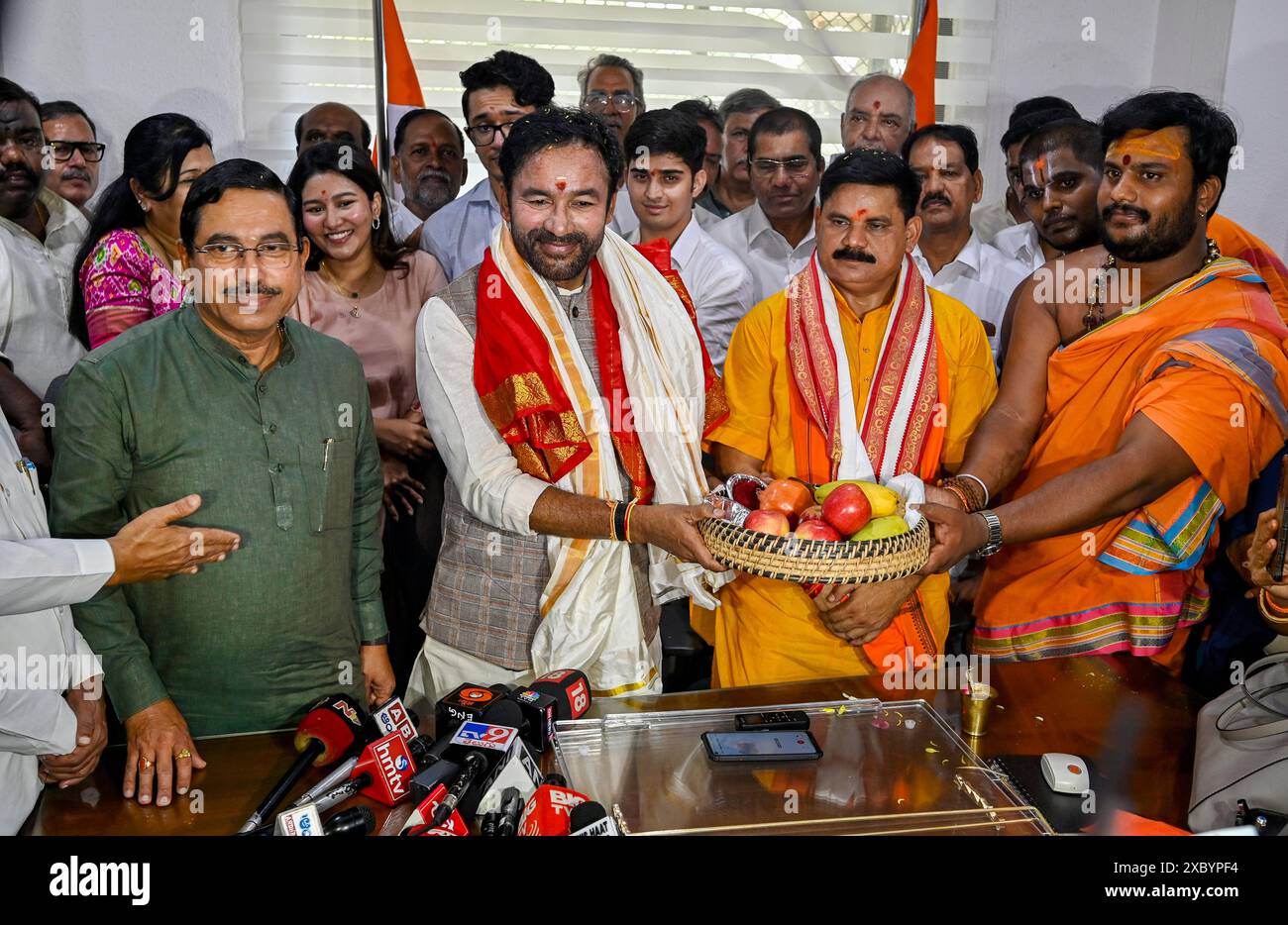 NEW DELHI, INDIA - JUNE 13: G Krishna Reddy assume charge as Coal and ...