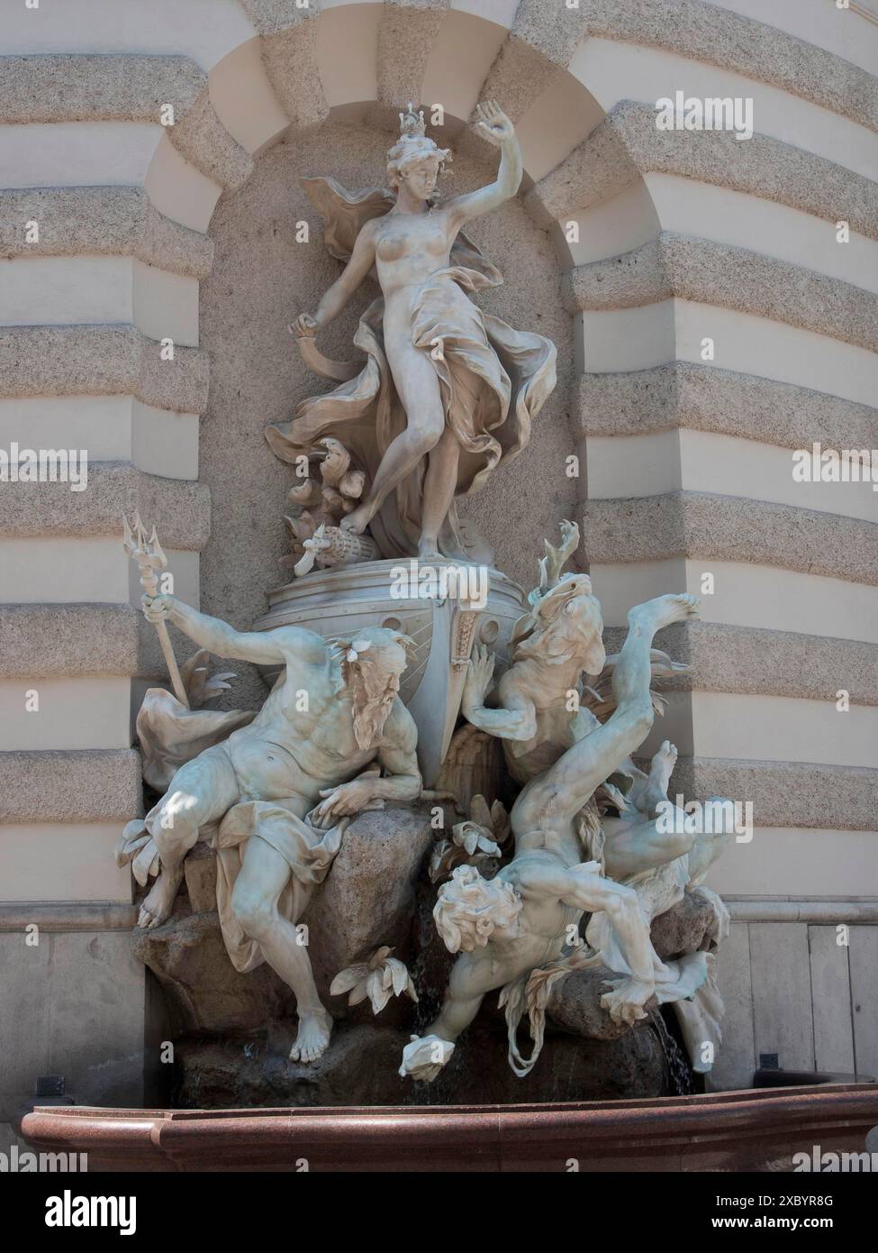 Vienna baroque statue fountain hi-res stock photography and images - Alamy