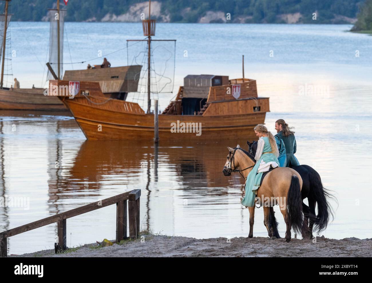 13 June 2024, Mecklenburg-Western Pomerania, Ralswiek: Moritz Stephan ...