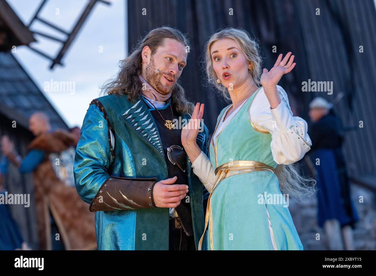 13 June 2024, Mecklenburg-Western Pomerania, Ralswiek: Moritz Stephan ...