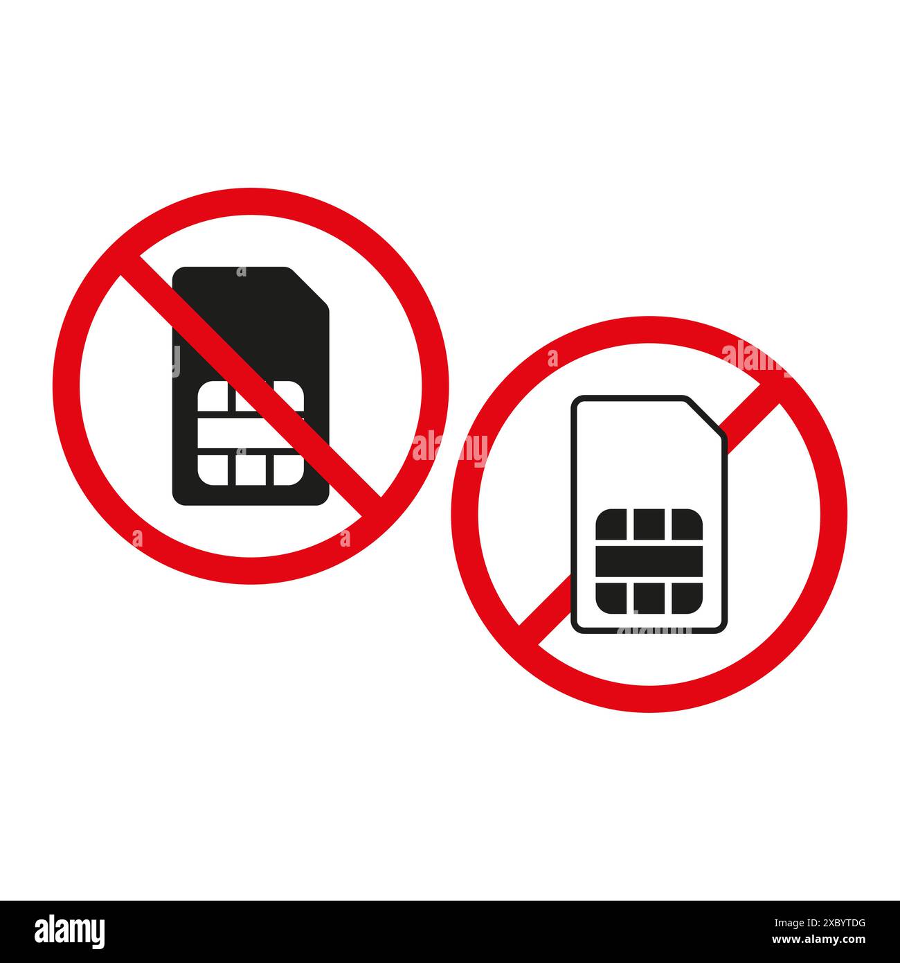 Sim card warning hi-res stock photography and images - Alamy