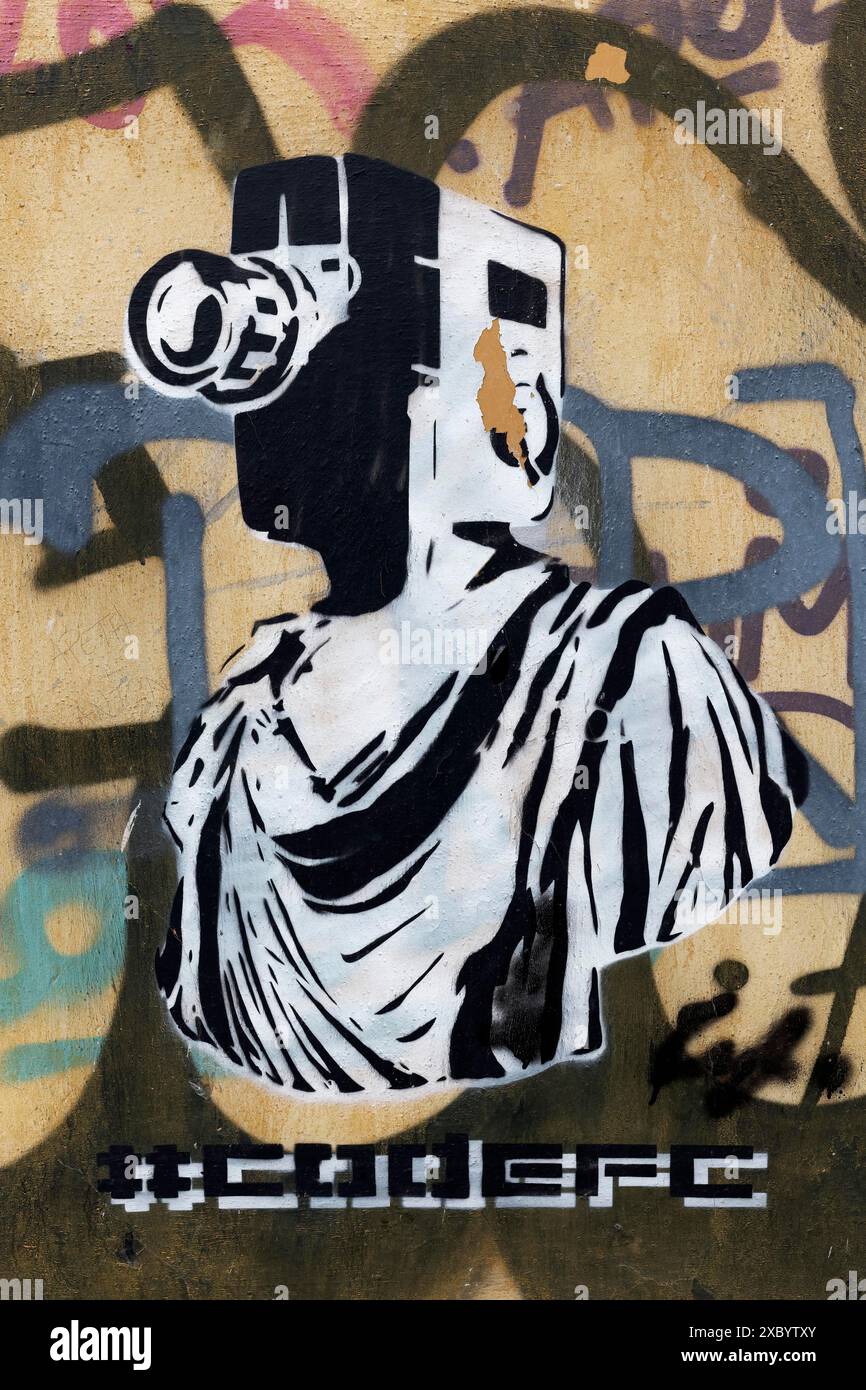 Graffiti downtown athens hi-res stock photography and images - Alamy