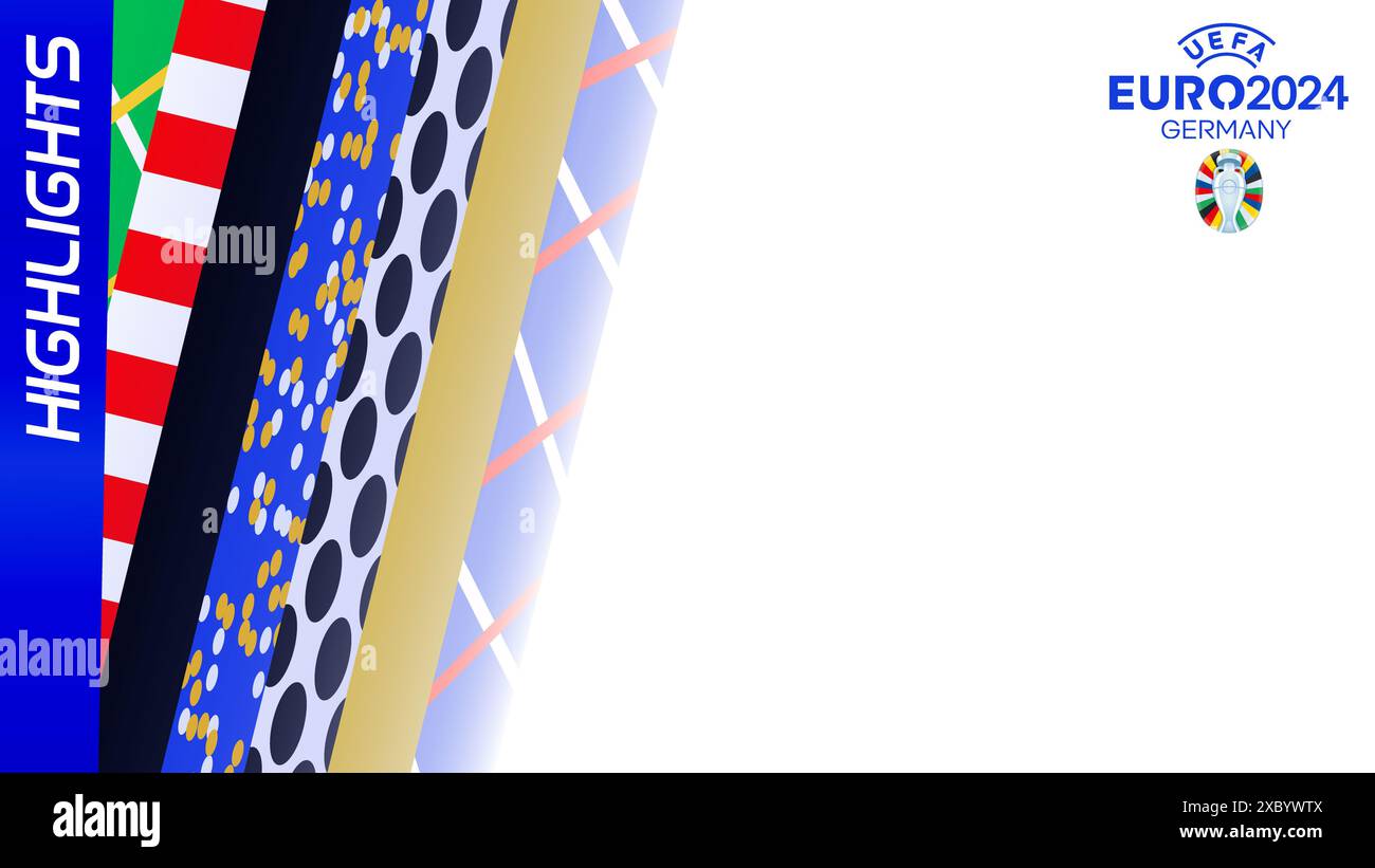 UEFA EURO 2024 banner with logo Stock Photo - Alamy