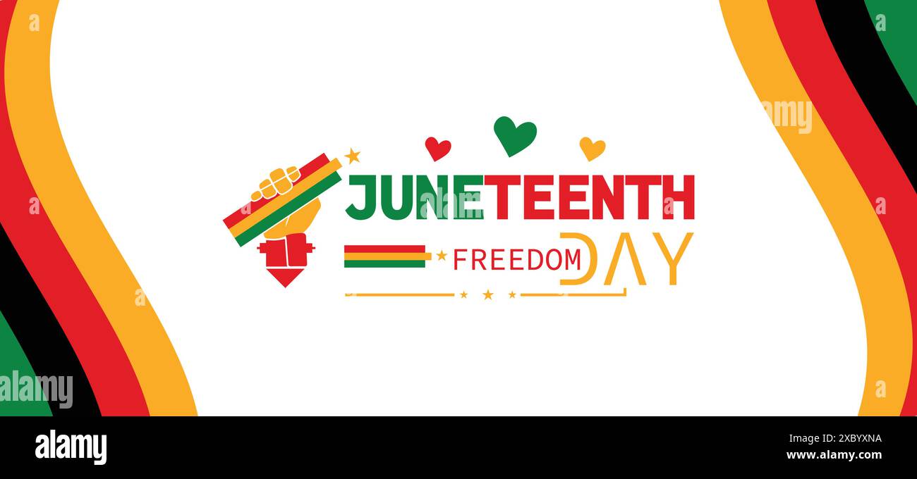 Juneteenth Honor History Through Beautiful Design Stock Vector Image ...