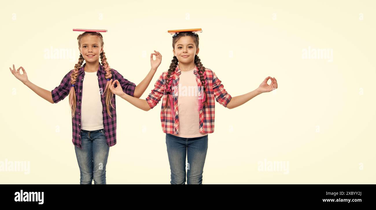 Children meditating classroom hi-res stock photography and images - Alamy