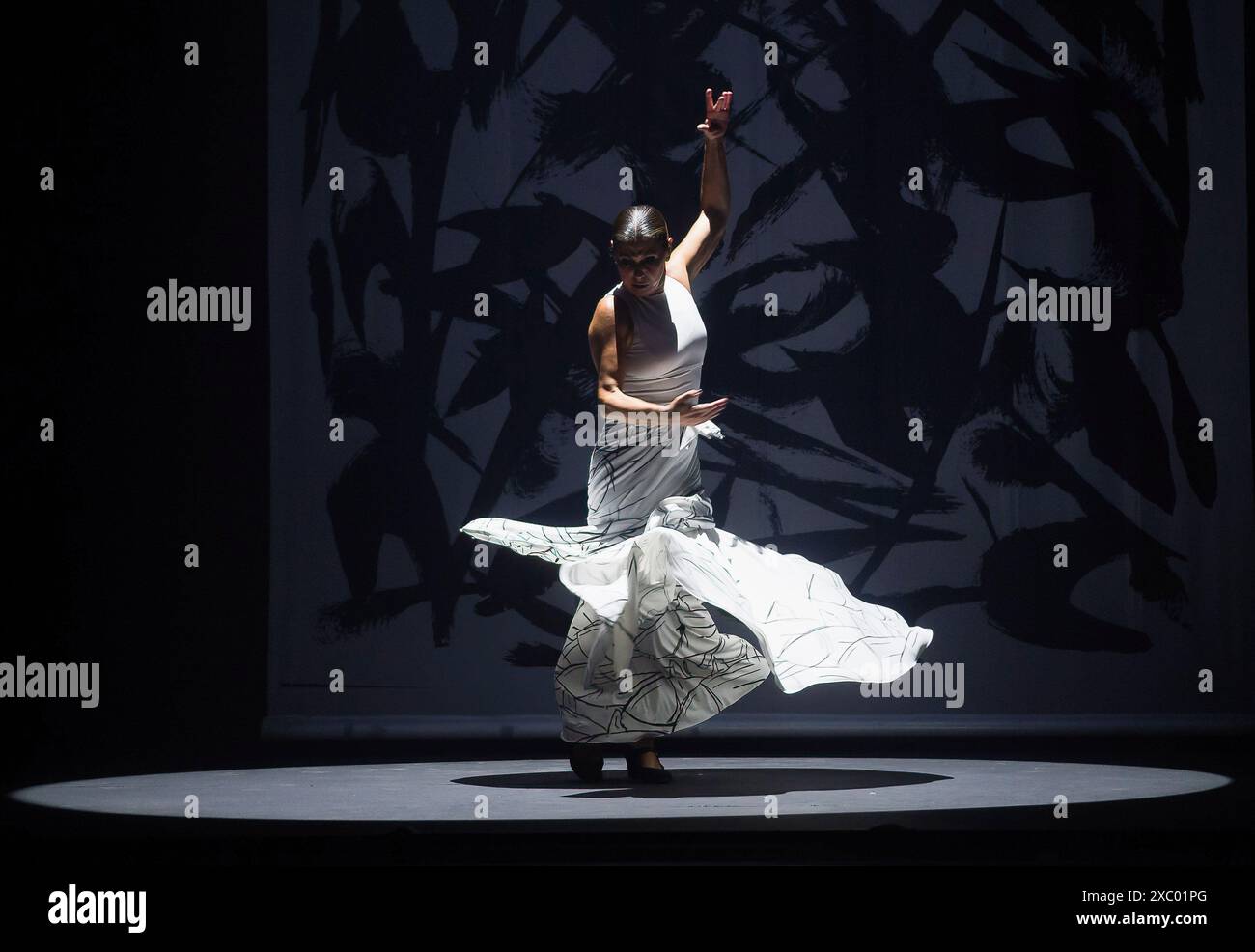 Malaga, Spain. 13th June, 2024. Spanish flamenco dancer Sara Baras ...