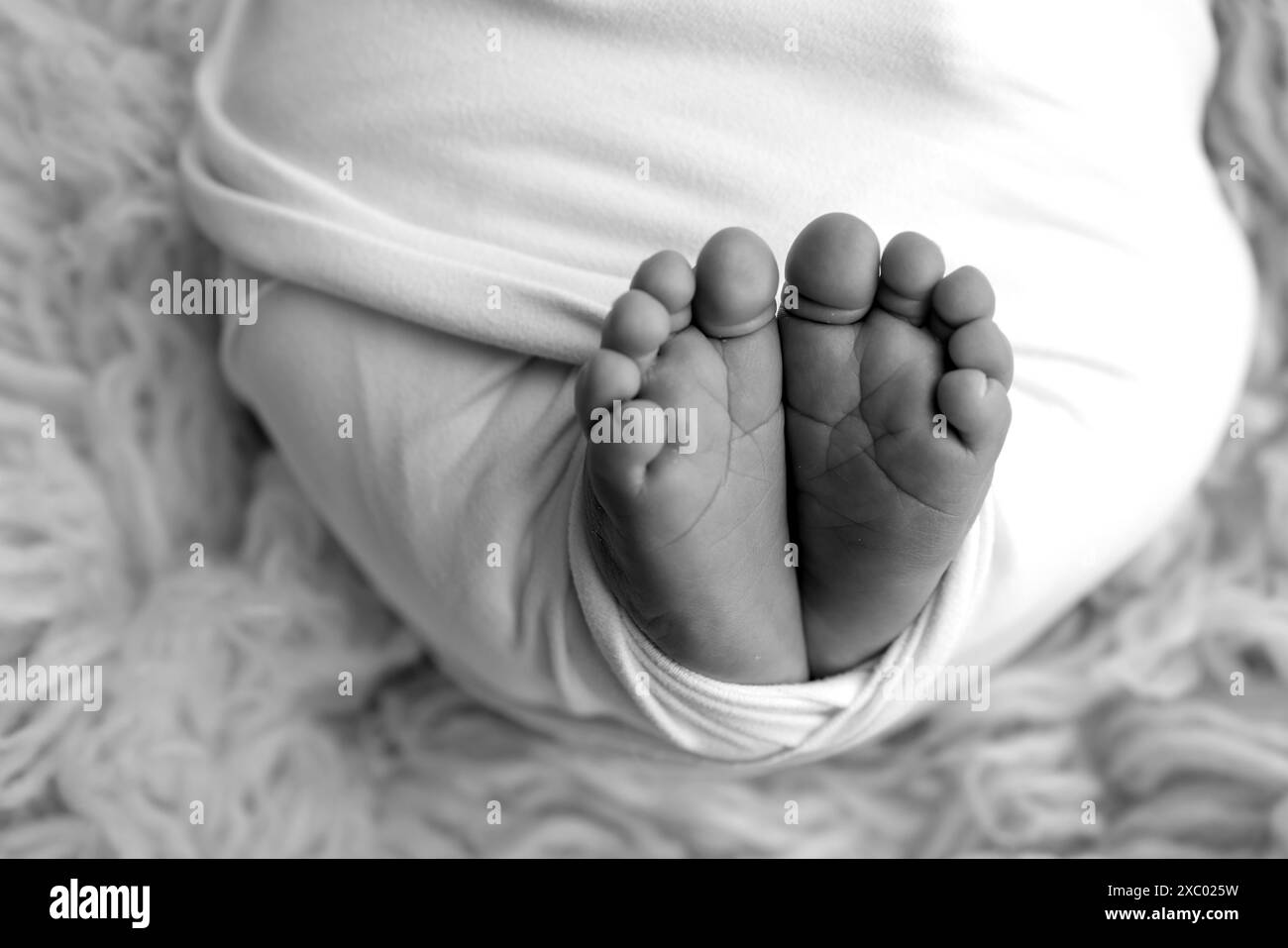 Boy and a girl feet Black and White Stock Photos & Images - Alamy