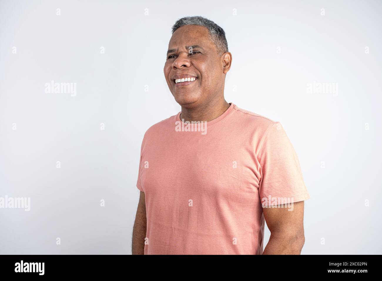 51 year old Brazilian man, black and smiling, facing the camera 2 Stock ...