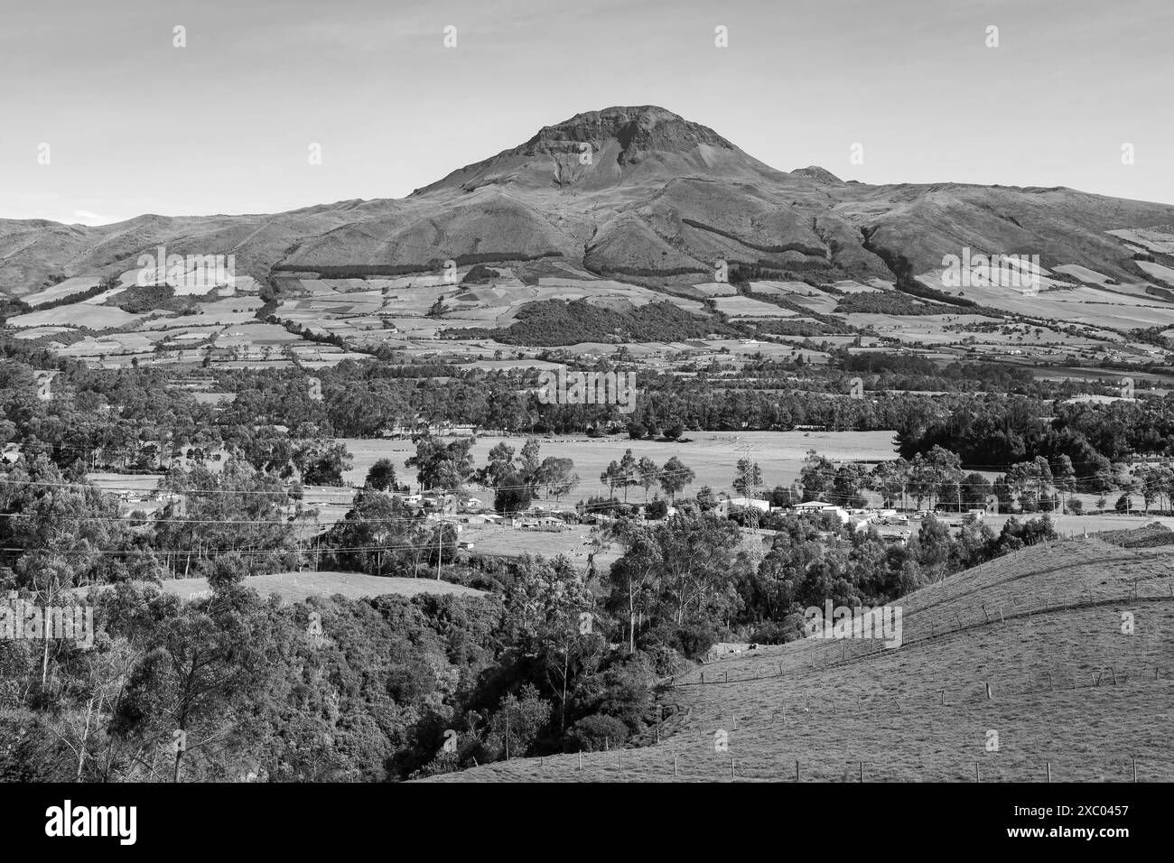 Corazon volcano Black and White Stock Photos & Images - Alamy