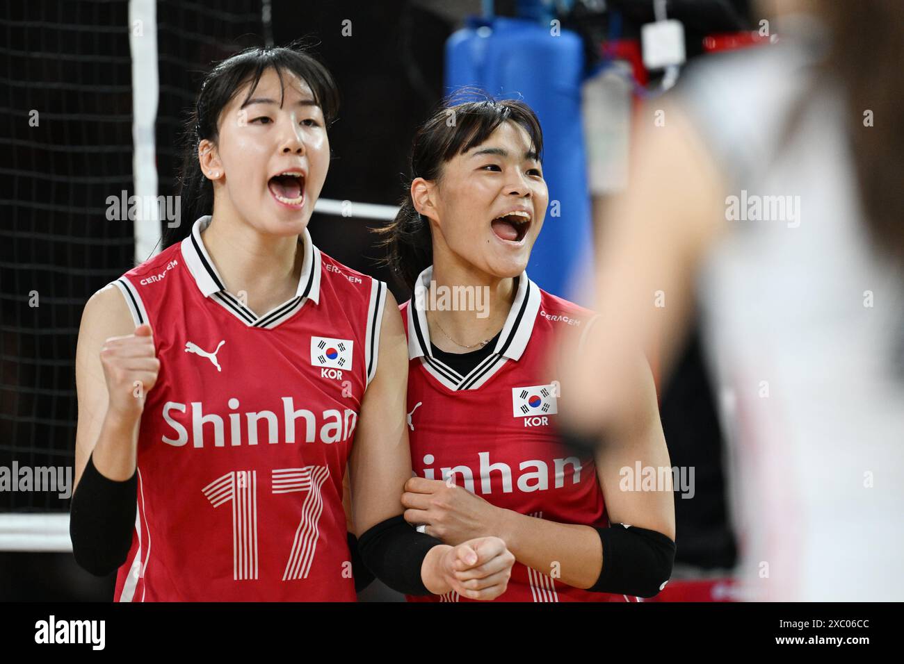 West Japan General Exhibition Center, Fukuoka, Japan. 13th June, 2024. (L-R) Hoyoung Jung (KOR ...