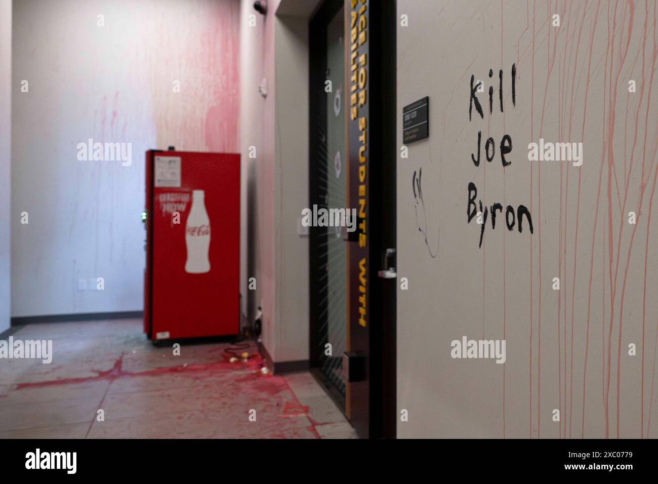 Los Angeles, United States. 12th June, 2024. Kill Joe Byron painted on ...