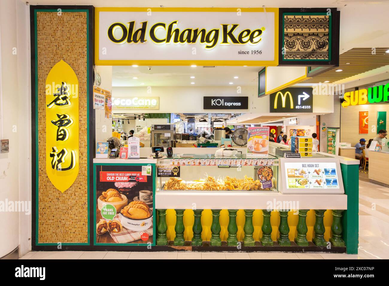 Old Chang Kee outlet that sell quick take away hot finger food inside a ...