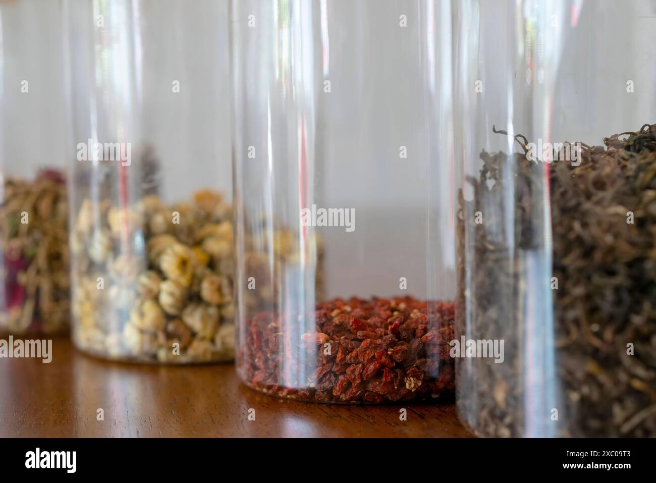 All kinds of Chinese herbal tea drink raw materials Stock Photo - Alamy