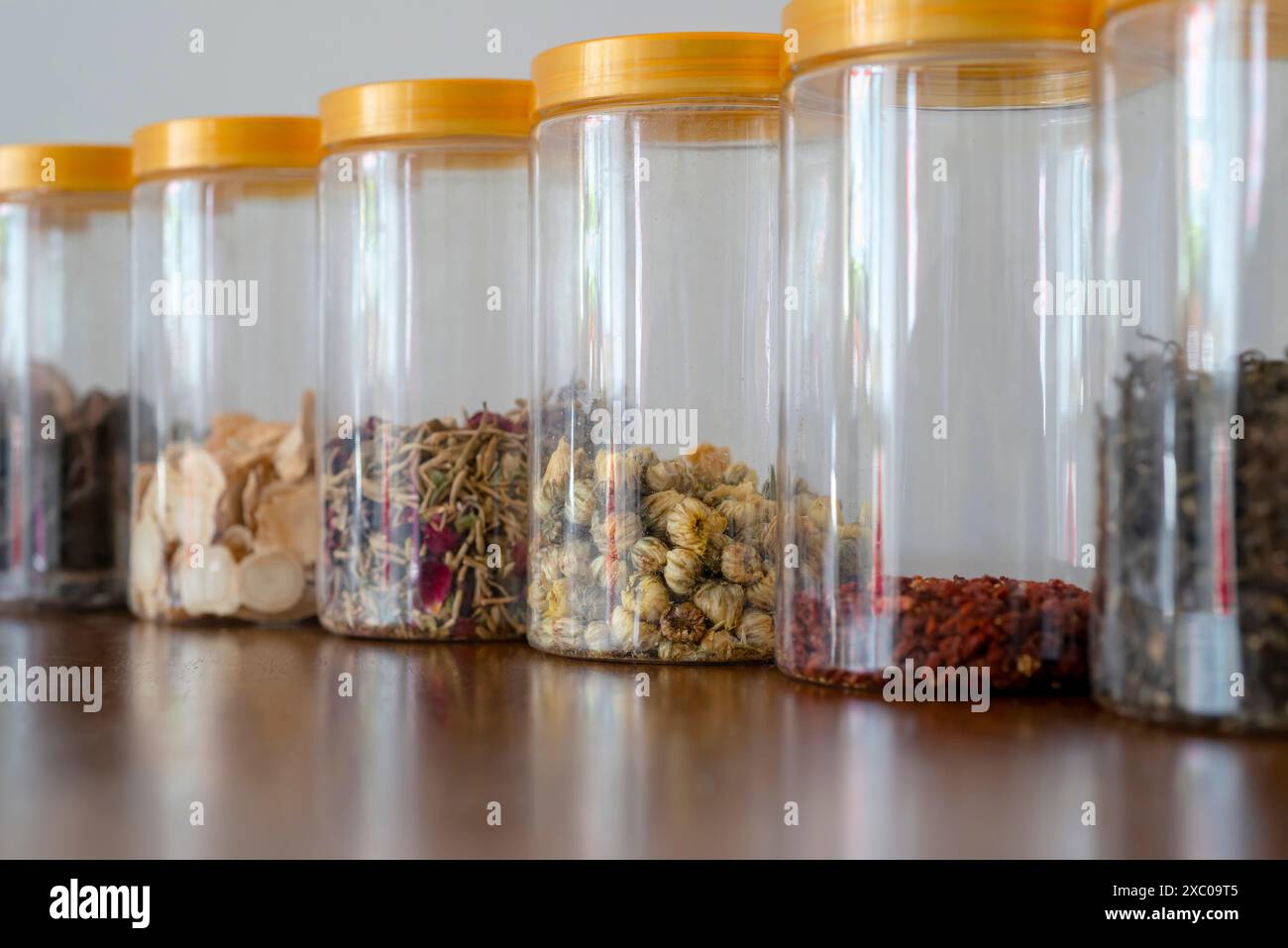 All kinds of Chinese herbal tea drink raw materials Stock Photo - Alamy