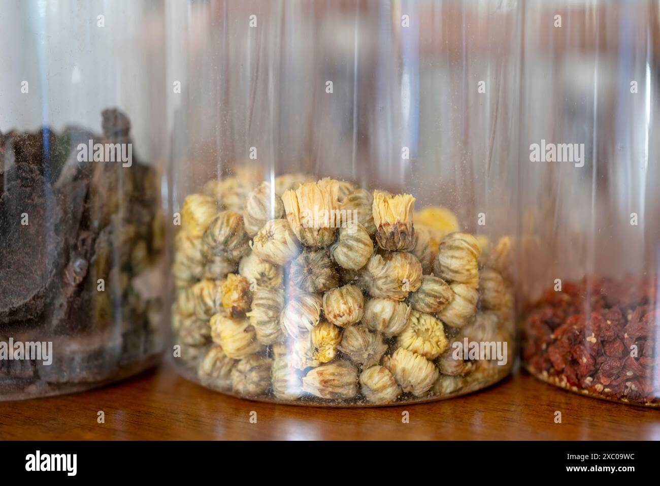 All kinds of Chinese herbal tea drink raw materials Stock Photo - Alamy