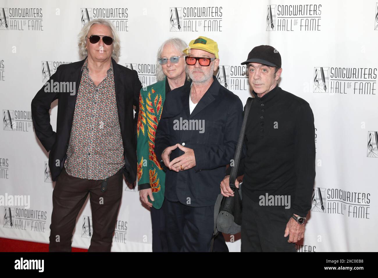 New York, New York, USA. 13th June 2024. Peter Buck, Mike Mills ...