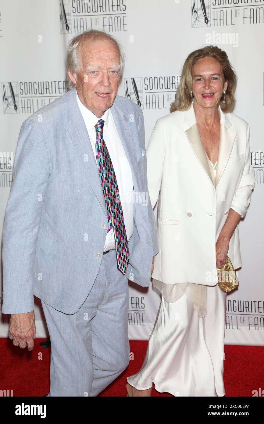 New York, New York, USA. 13th June 2024. Tim Rice and Jane McIntosh ...