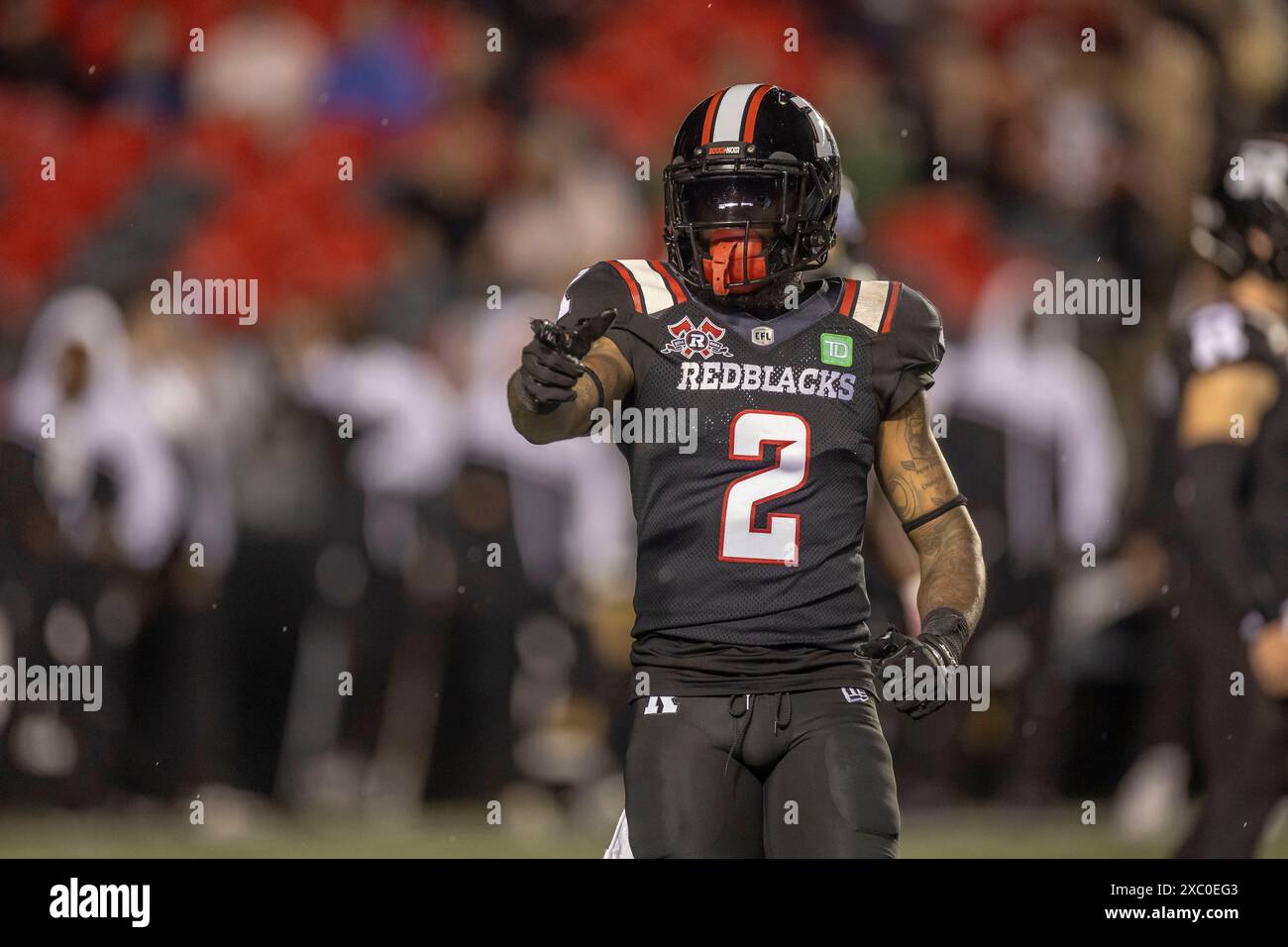 Ottawa, Canada. 13 Jun 2024. Justin Hardy (2) of the Ottawa Redblacks. Regular season Canadian ...
