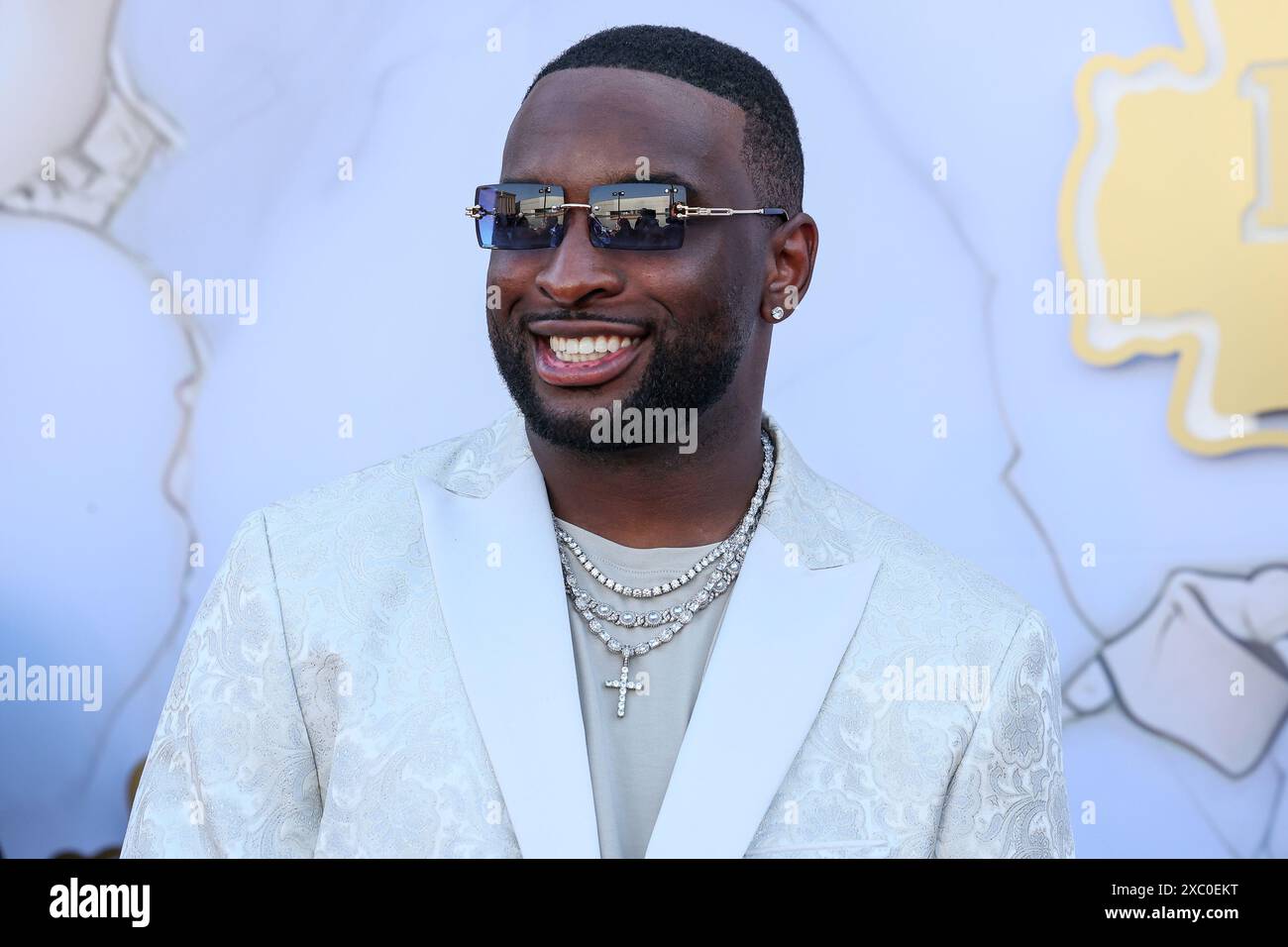 June 13, 2024: Felix Anudike Uzomah on the red carpet at the Kansas ...