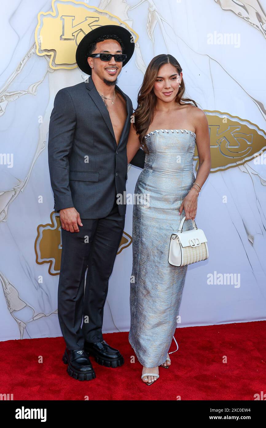 June 13, 2024: Nikko Remigio on the red carpet at the Kansas City ...