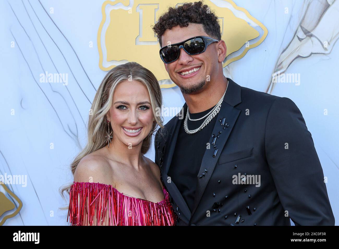 June 13, 2024: Patrick and Brittany Mahomes on the red carpet at the ...