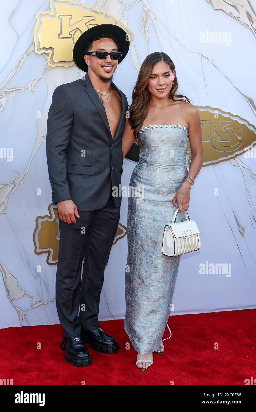 June 13, 2024: Nikko Remigio on the red carpet at the Kansas City ...