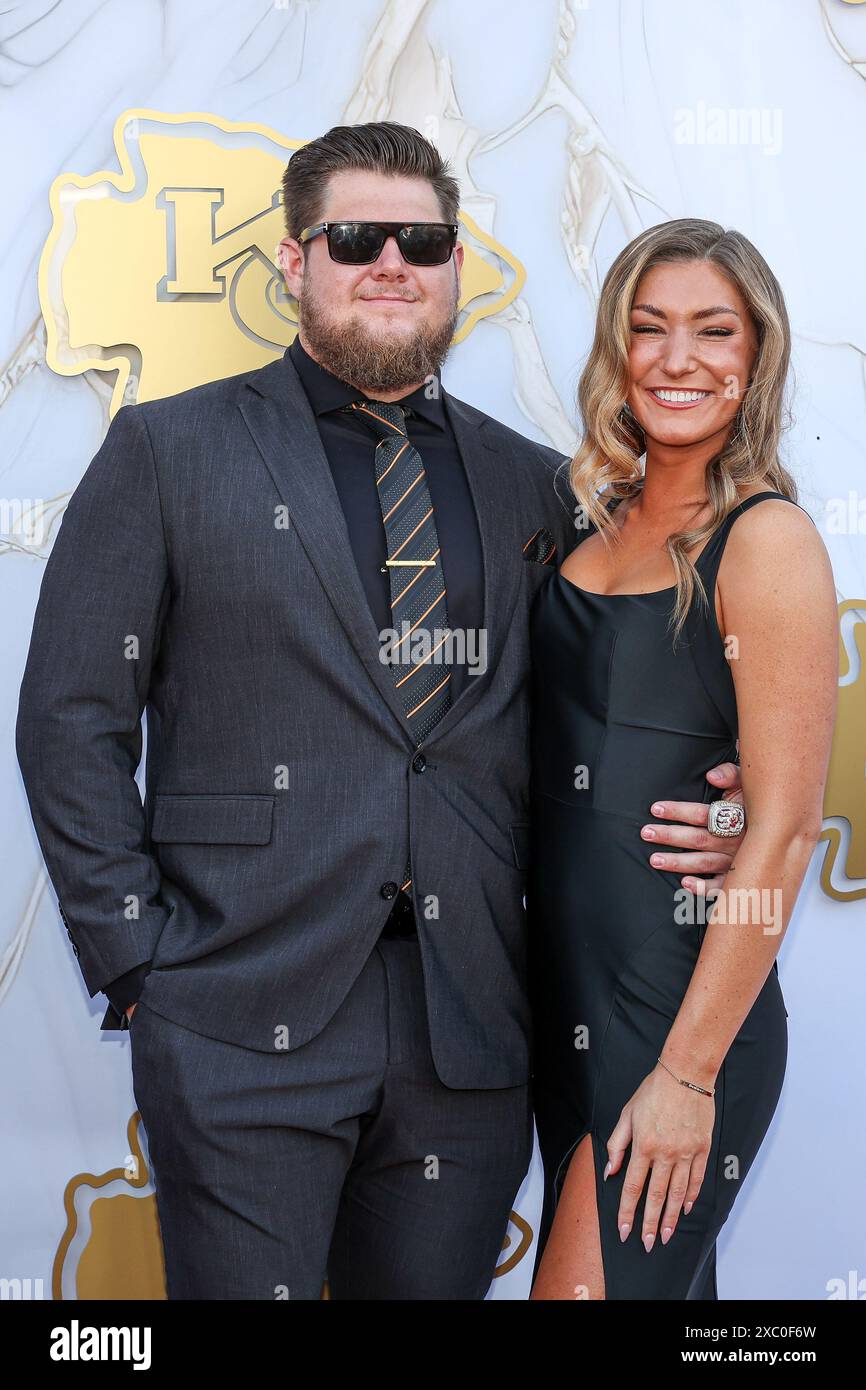 June 13, 2024: Creed Humphrey on the red carpet at the Kansas City ...
