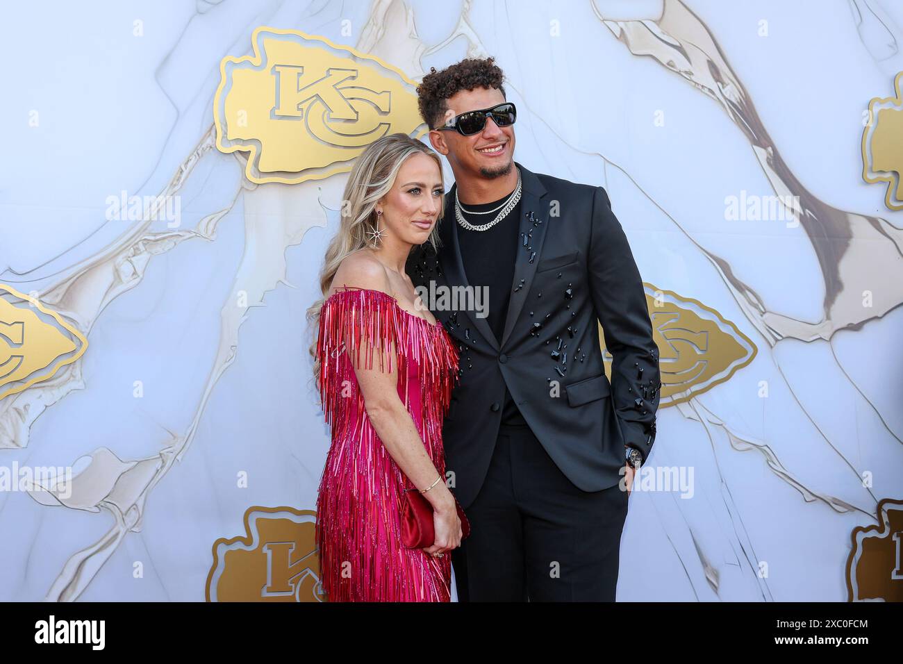 June 13, 2024: Patrick Mahomes on the red carpet at the Kansas City ...