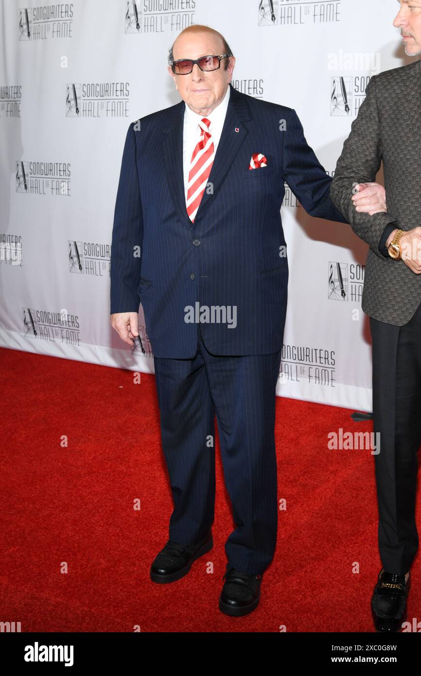 New York, USA. 13th June, 2024. Clive Davis attending 2024 Songwriters ...