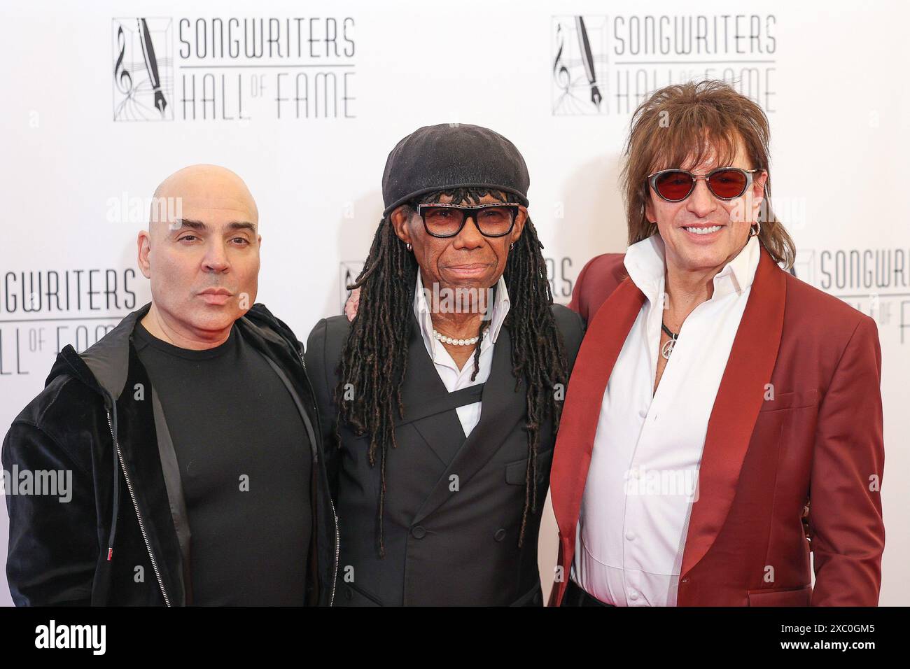 Ny. 13th June, 2024. Merck Mercuriadis, Nile Rodgers and Richie Sambora ...