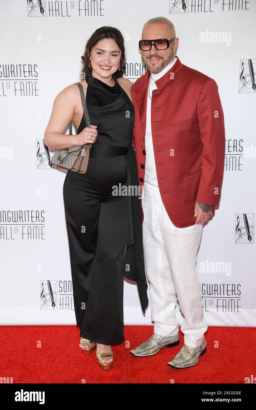 New York, USA. 13th June, 2024. Maria Bilbao and Desmond Child ...