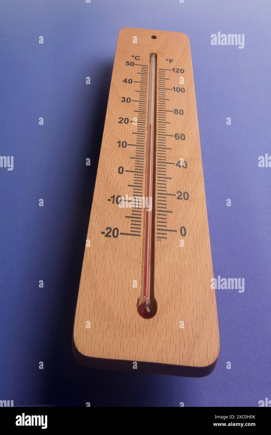 Thermometer with Celsius, centigrade and Fahrenheit scales Stock Photo ...