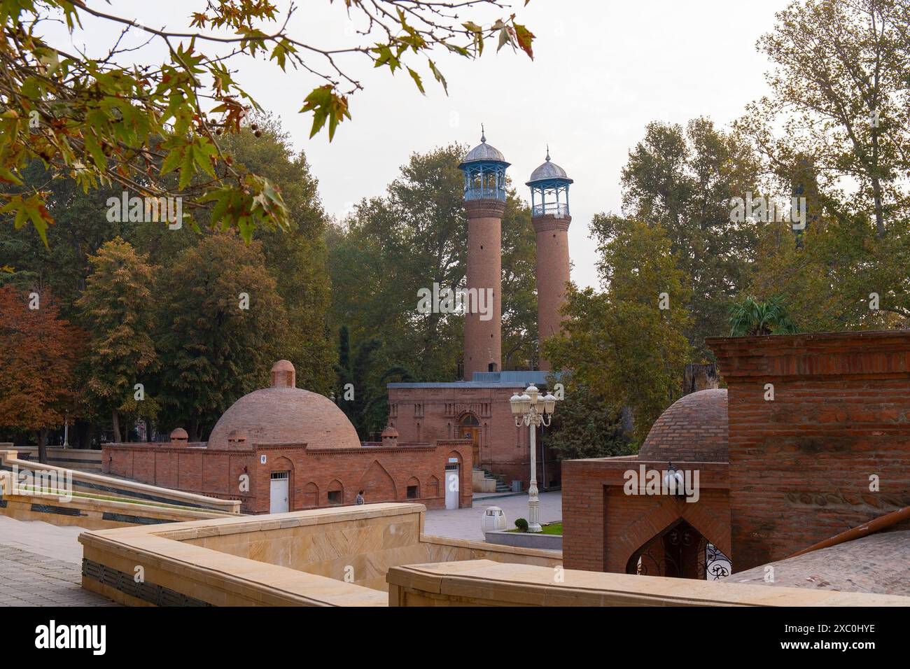 Ganja city, Azerbaijan, 10.16.2021. The Shah Abbas Mosque or Juma ...