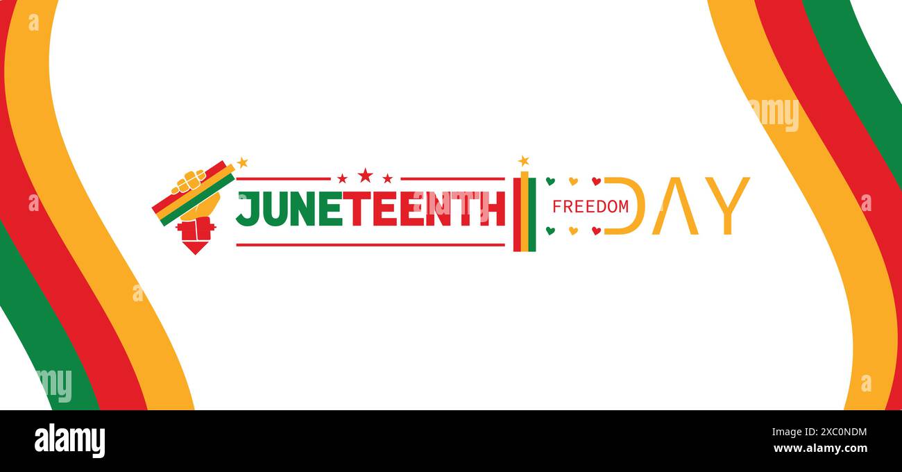 Juneteenth Poster Design A Tribute to Freedom Stock Vector Image & Art ...
