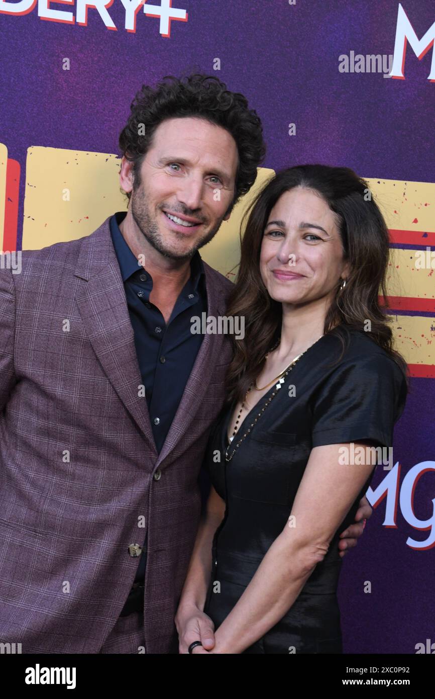 Los Angeles, California, USA 13th June 2024 Actor Mark Feueustein and ...