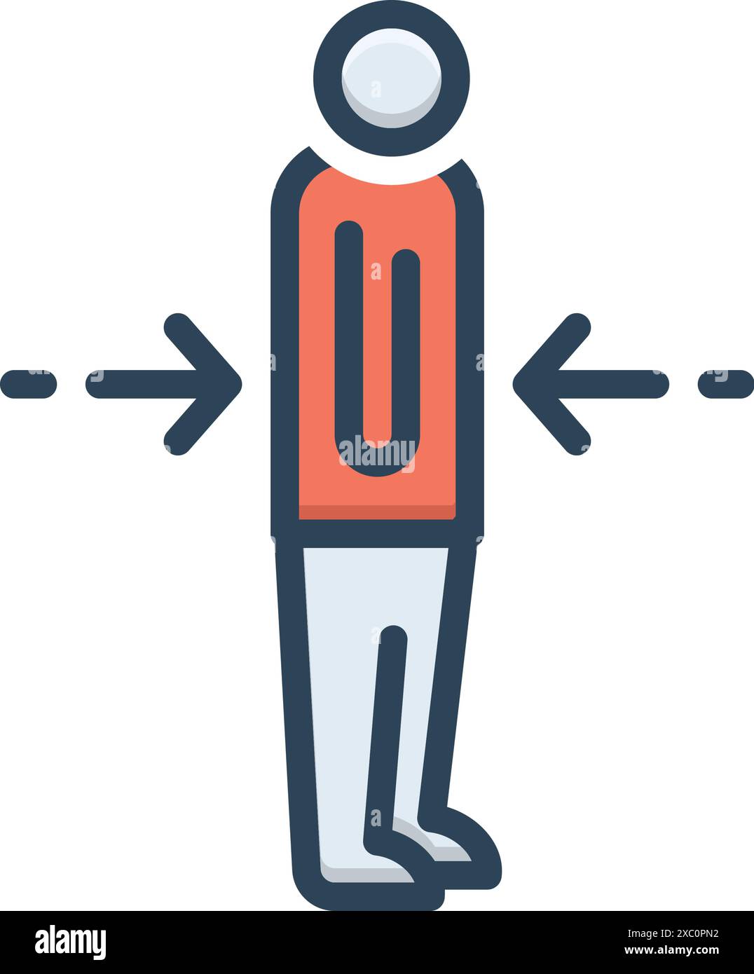 Icon for lean,lanky Stock Vector Image & Art - Alamy