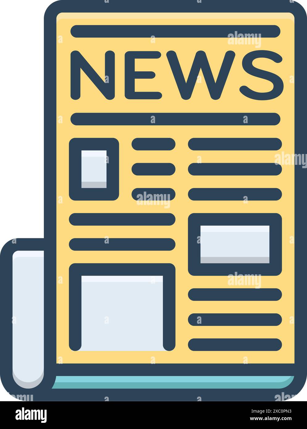 Icon for newspaper,tabloid Stock Vector Image & Art - Alamy