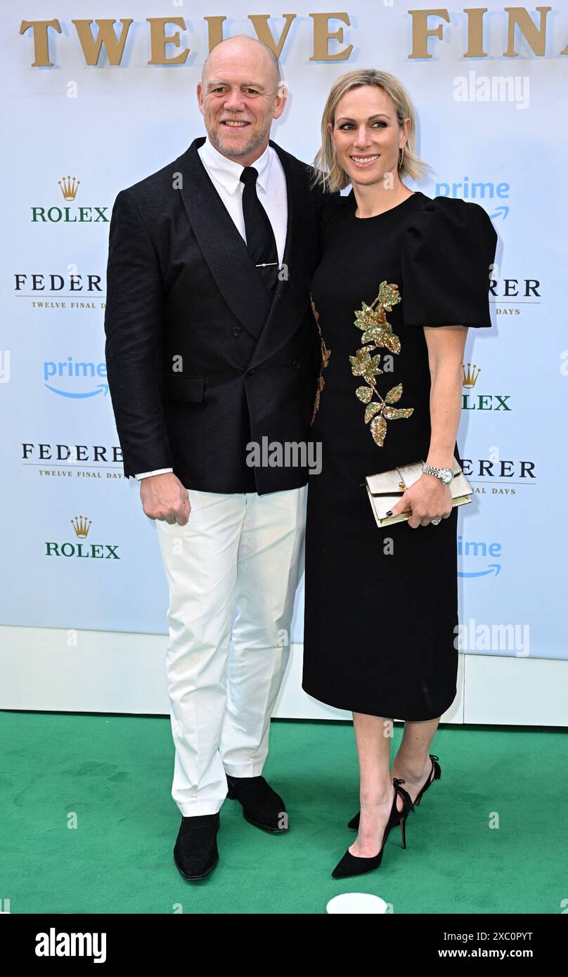 Zara Tindall and Mike Tindall at the Federer: Twelve Days Special ...