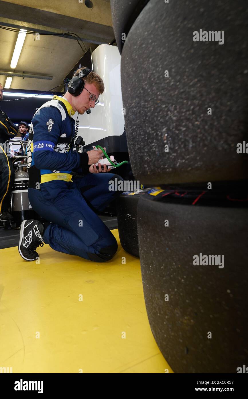 michelin engineer, portrait,during the Hyperpole of the 2024 24 Hours ...