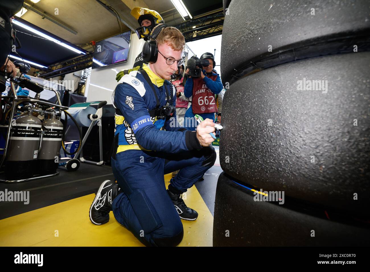 michelin engineer, portrait, during the Hyperpole of the 2024 24 Hours ...