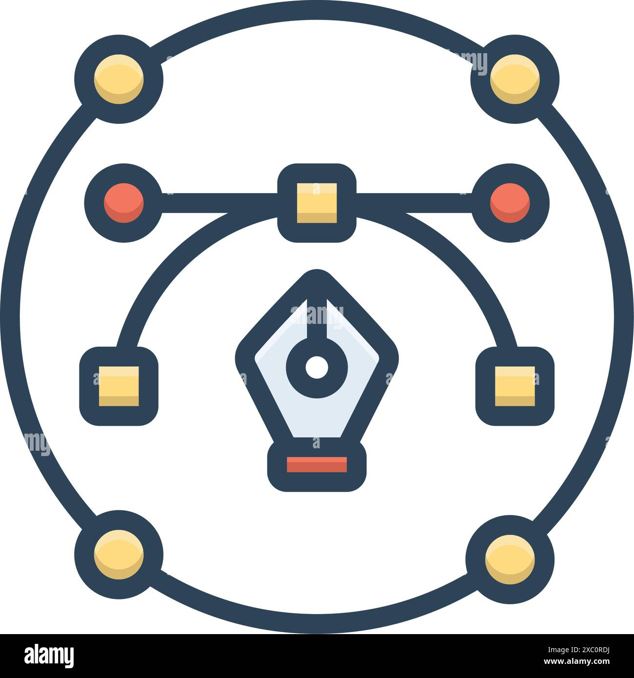 Icon for path Stock Vector Image & Art - Alamy