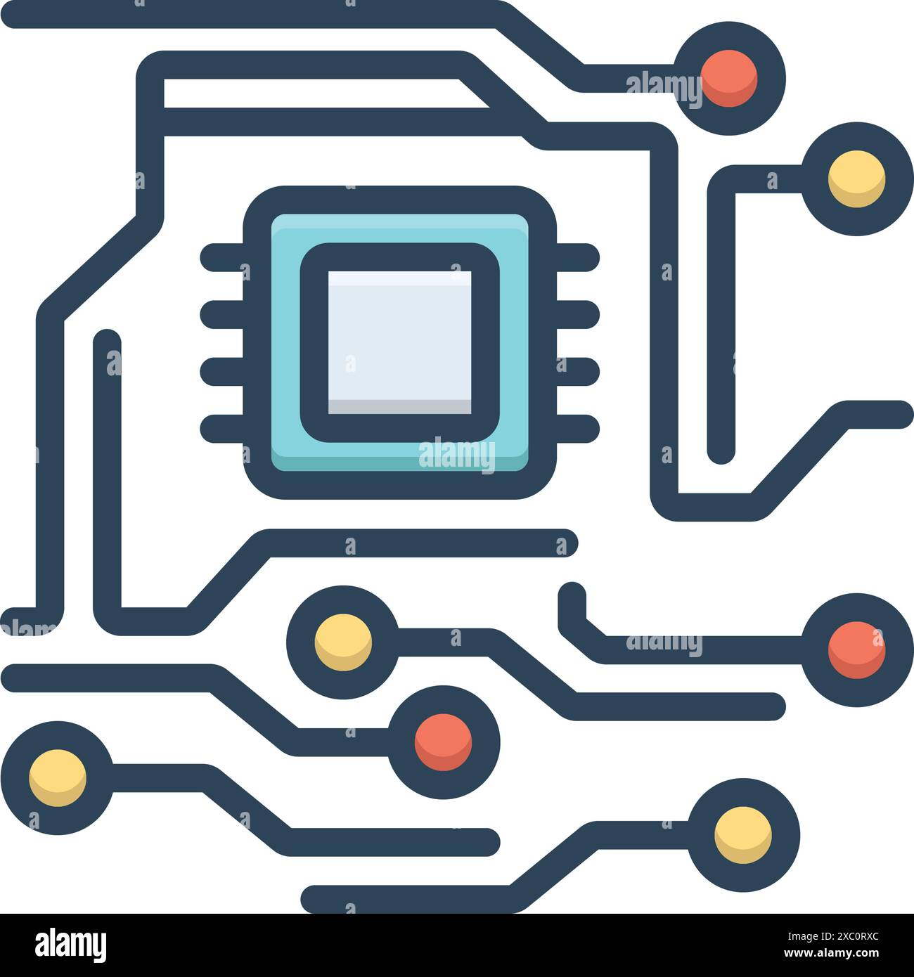 Icon for electronic circuit Stock Vector Image & Art - Alamy