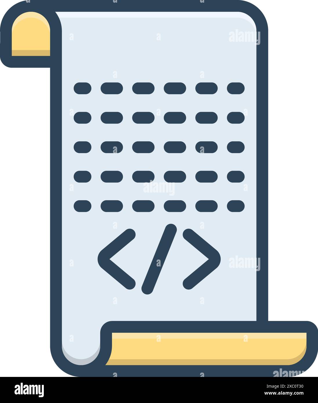 Icon for script Stock Vector Image & Art - Alamy