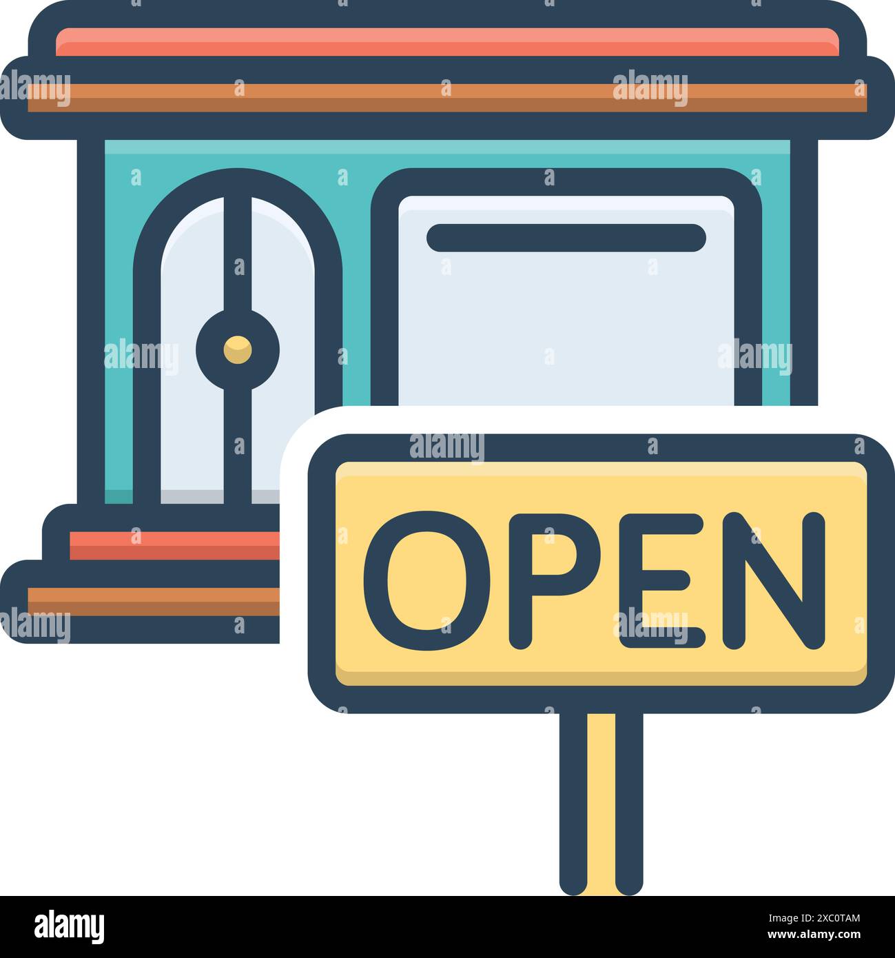 Icon for opening,inauguration Stock Vector Image & Art - Alamy