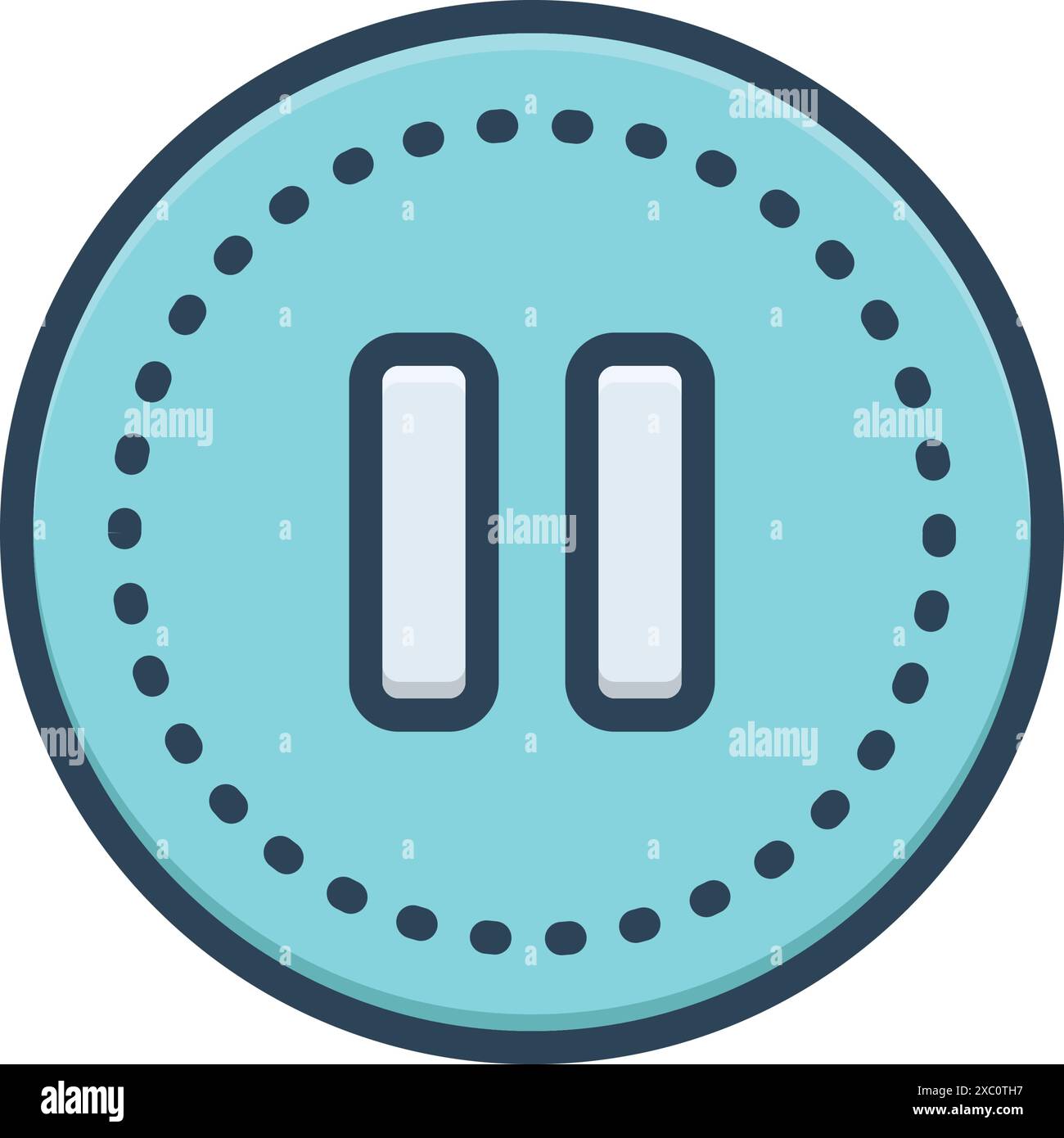 Icon for pause standstill Stock Vector Image & Art - Alamy